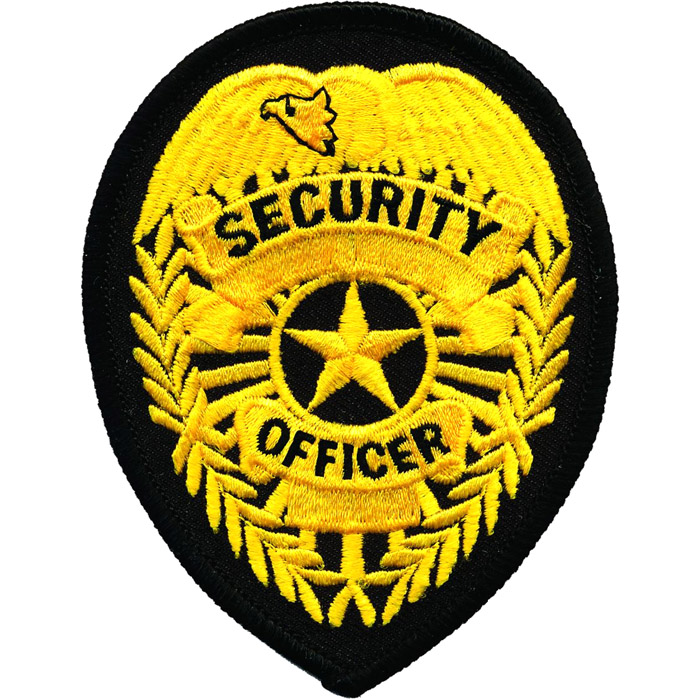 Hero's Pride 2 3/4" x 3 3/4" Security Officer Badge Patch | Nelson Uniform